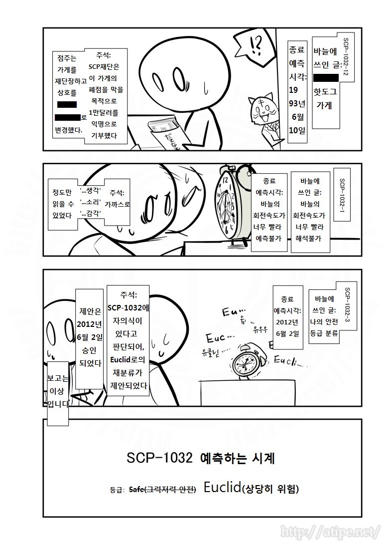 SCP-1032 예측하는 시계 - 유머/이슈판 - YULDO