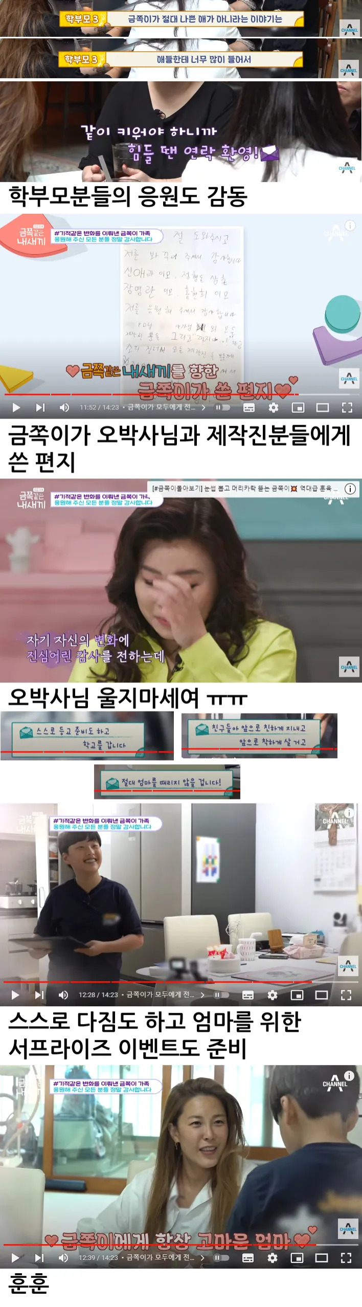 180도 달라진 역대급 금쪽이 솔루션 후기 - 유머/이슈 - YULDO